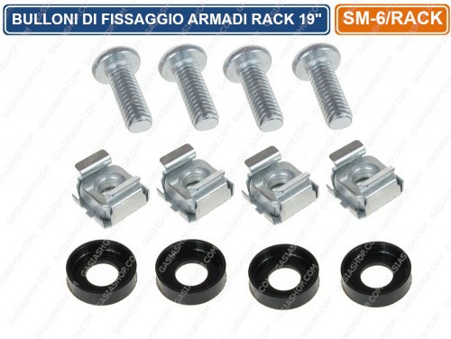 Gasiashop - SM-6/RACK - KIT BULLONI DI FISSAGGIO PANNELLI ATTREZZATURE ...