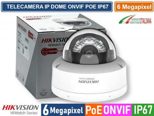 Gasiashop - HWI-D160HA-LU - HIKVISION HWI-D160HA-LU TELECAMERA IP NETWORK DOME 6 MEGAPIXEL 2.8MM ...