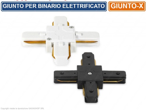 Gasiashop - GIUNTO-X - CONNETTORE GIUNTO A X QUADRUPLO CONTATTO PER BINARI ELETTRIFICATI ...