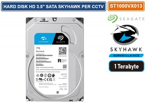 Gasiashop - ST1000VX013 - HARD DISK HD 3,5" SATA SKYHAWK 1000 GB 1TB ...
