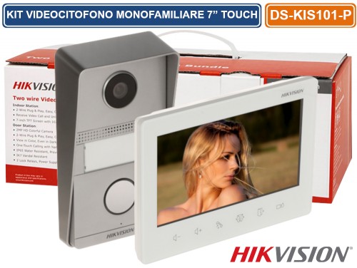 Gasiashop - DS-KIS101-P/SURFACE - HIKVISION DS-KIS101-P/SURFACE KIT VIDEOCITOFONO MONOFAMILIARE ...